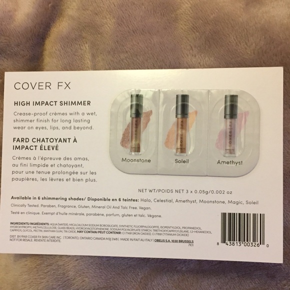 COVER FX | Makeup | Cover Fx Shimmer Veil Sample | Poshmark